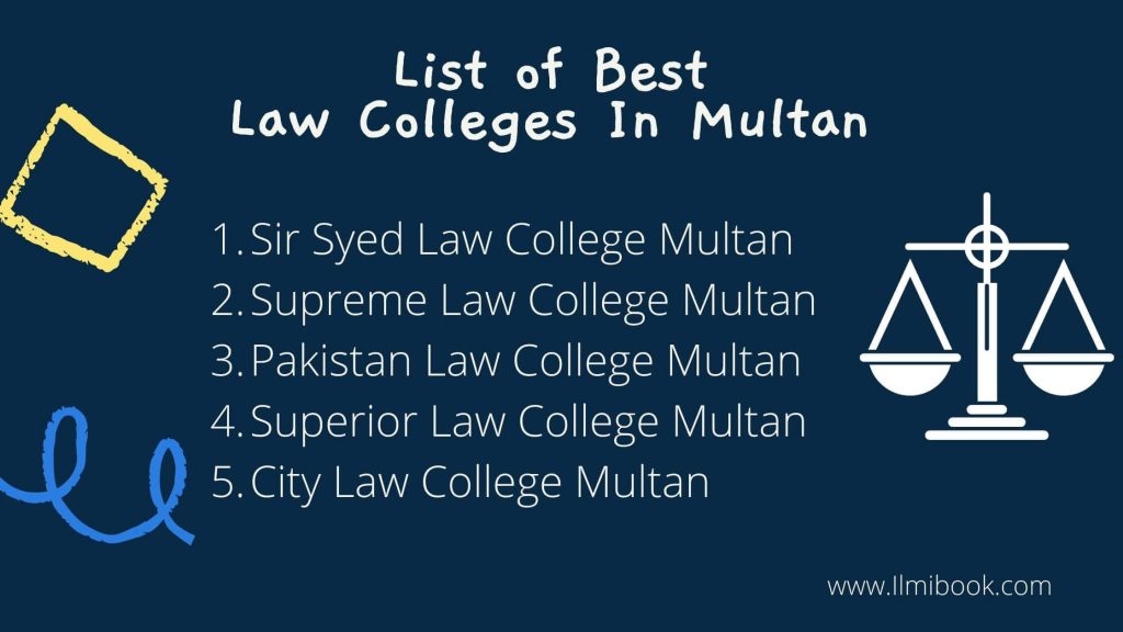 Top 5 Best Law Colleges In Multan (2023) | Ilmibook