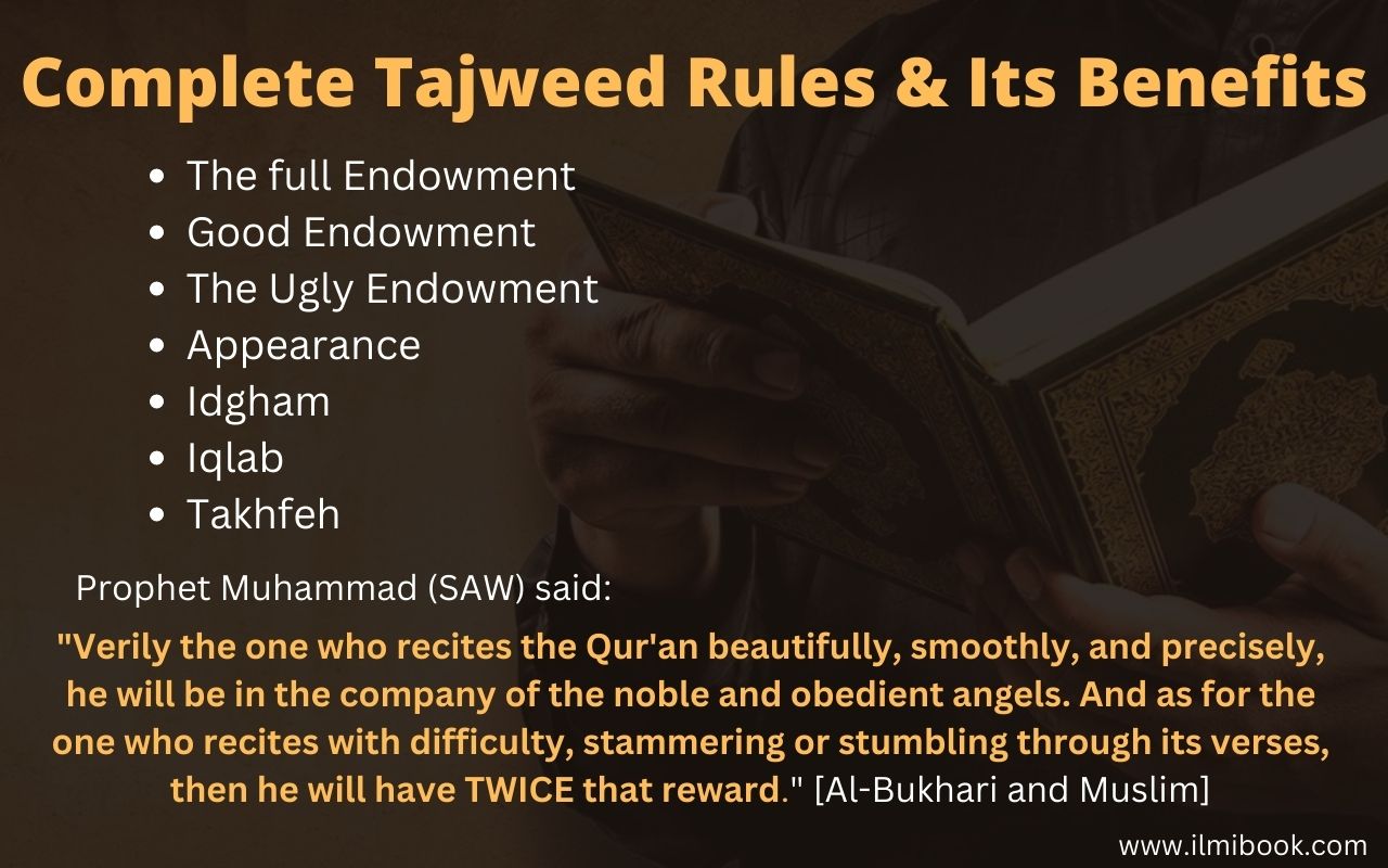Complete Tajweed Rules & its Benefits With Hidayah | ilmibook